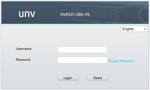 How To Login To A Uniview Nvr Xlr Security